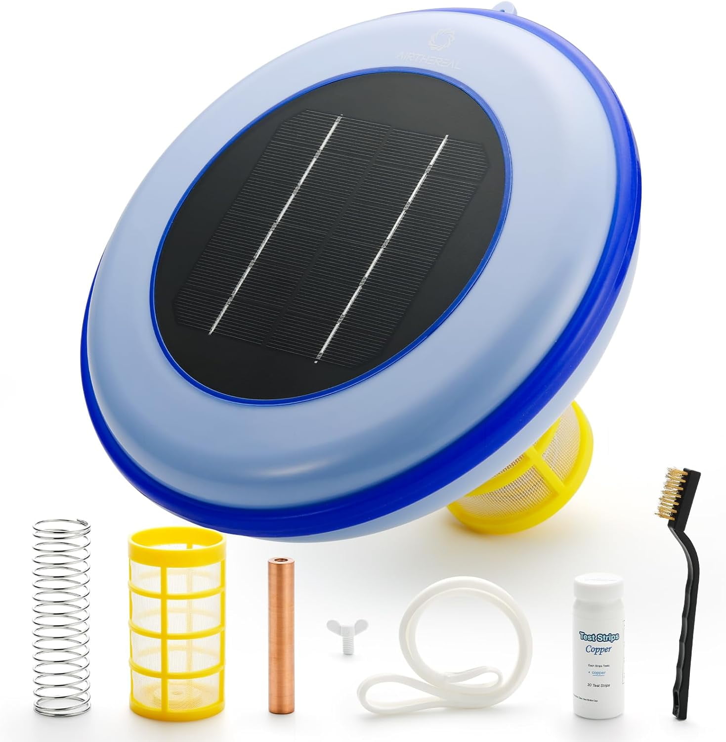 Airthereal Solar Pool Ionizer - Floating Water Cleaner and Purifier ...