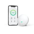 Airthings Wave Mini, Smart Indoor Air Quality Monitor, Battery Operated ...