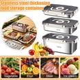 Airtight Bread Box with Time Recording Function, 316 Stainless Steel ...