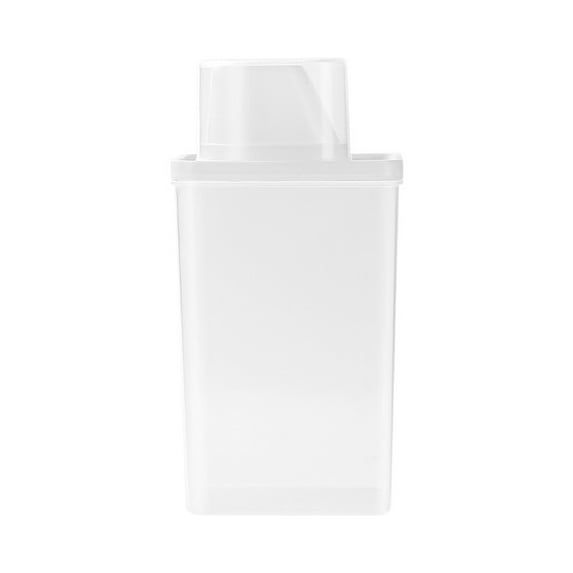 Airtight Cereal Container with Measuring Cup, Transparent Grain Storage ...