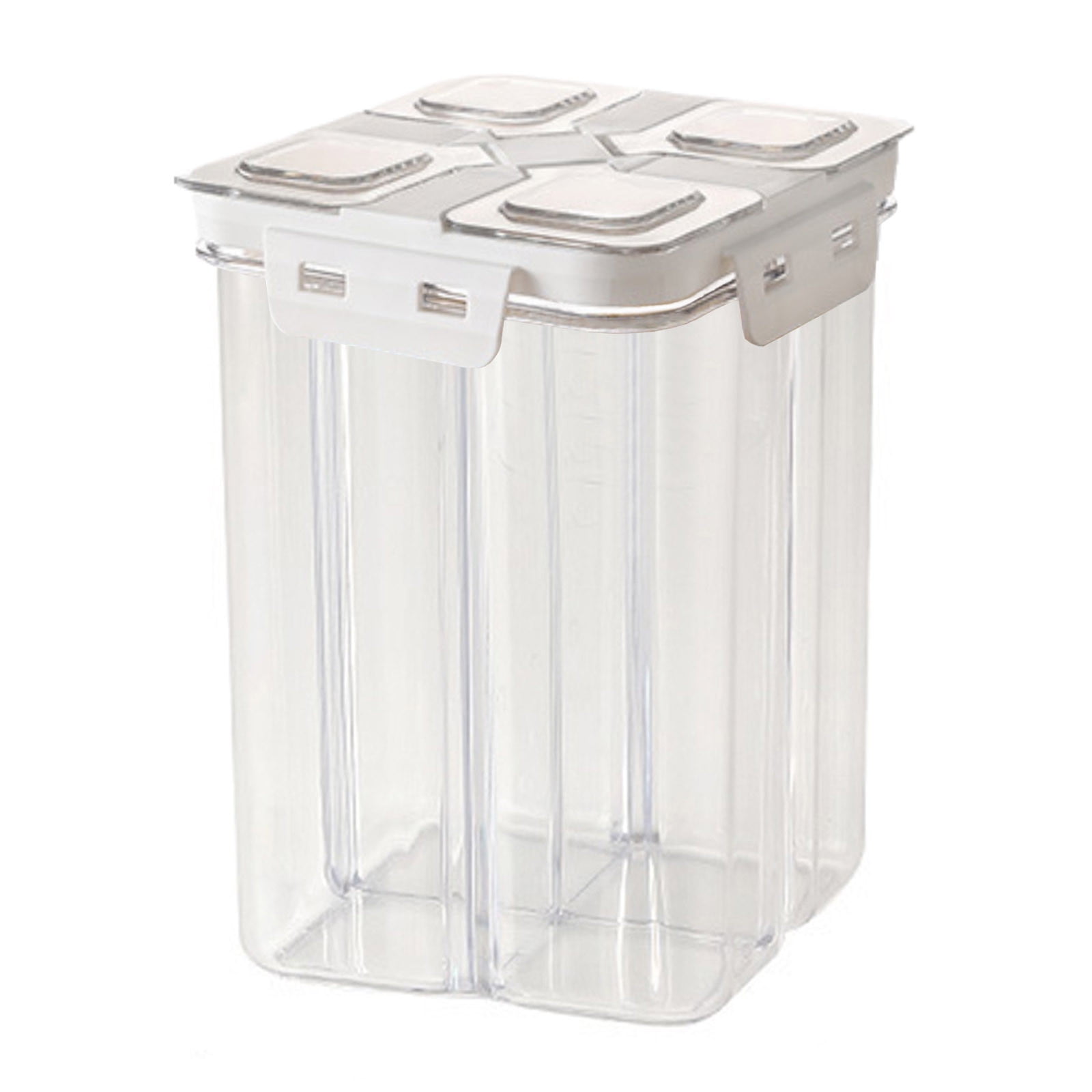 Airtight Cereal Storage Container, Clear 2.4L Airtight Kitchen Food ...