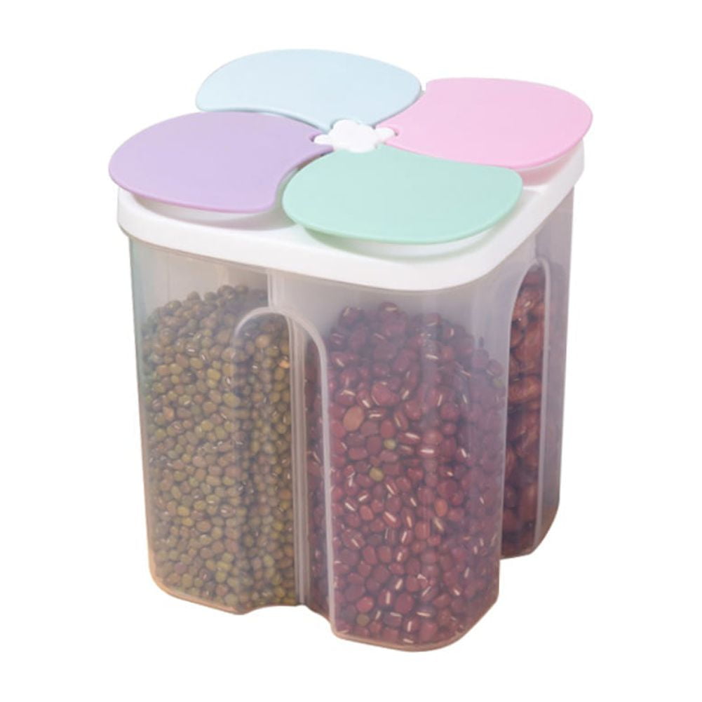 Airtight Cereal Storage Container,Clear Airtight Kitchen Food Storage ...