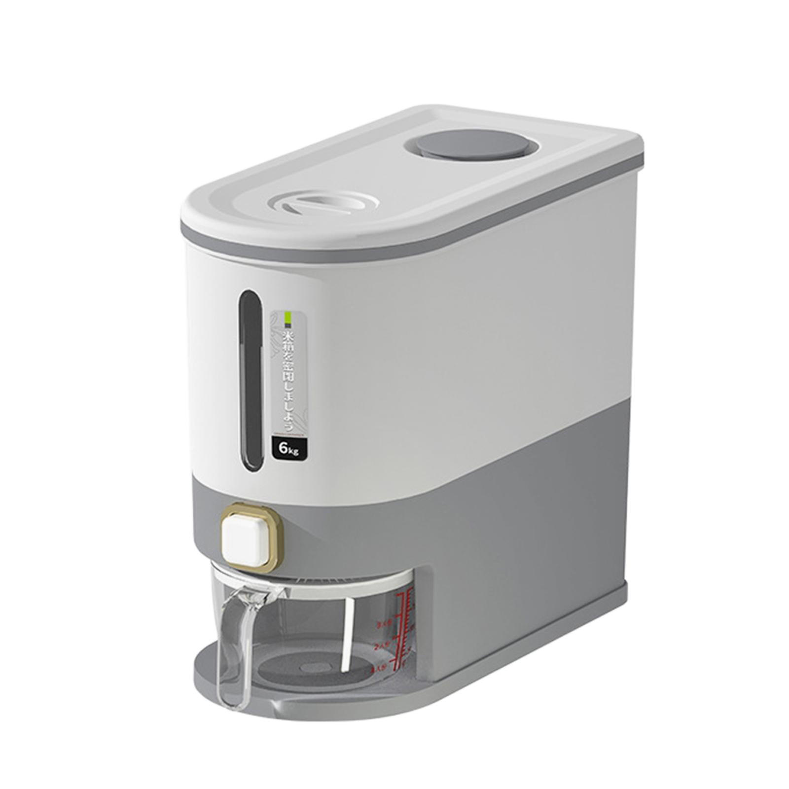 Airtight Cereal Storage Containers, Rice Dispenser Container, Kitchen ...