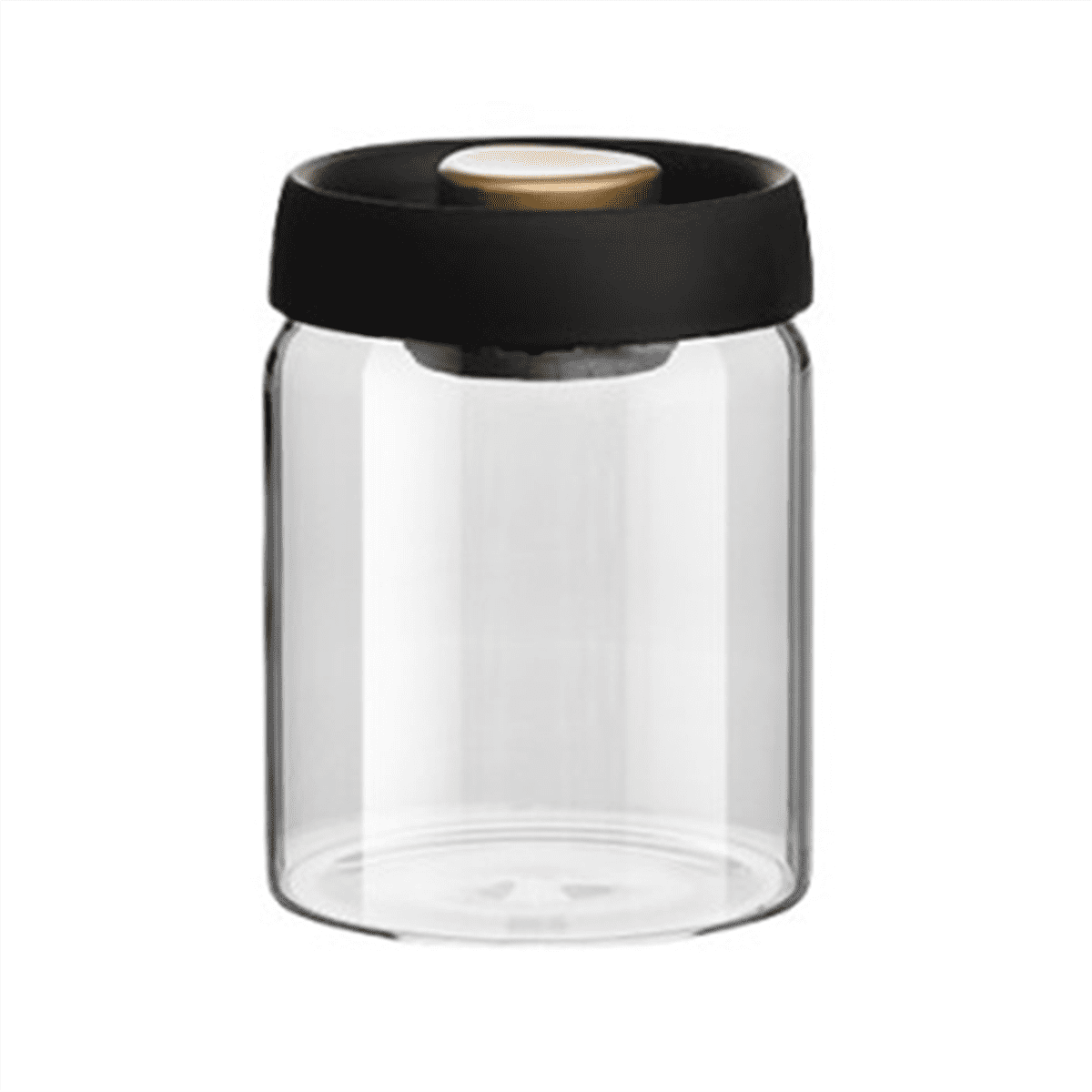 Airtight Coffee Canister,Glass Vacuum Storage Jar with Seal, Bean ...