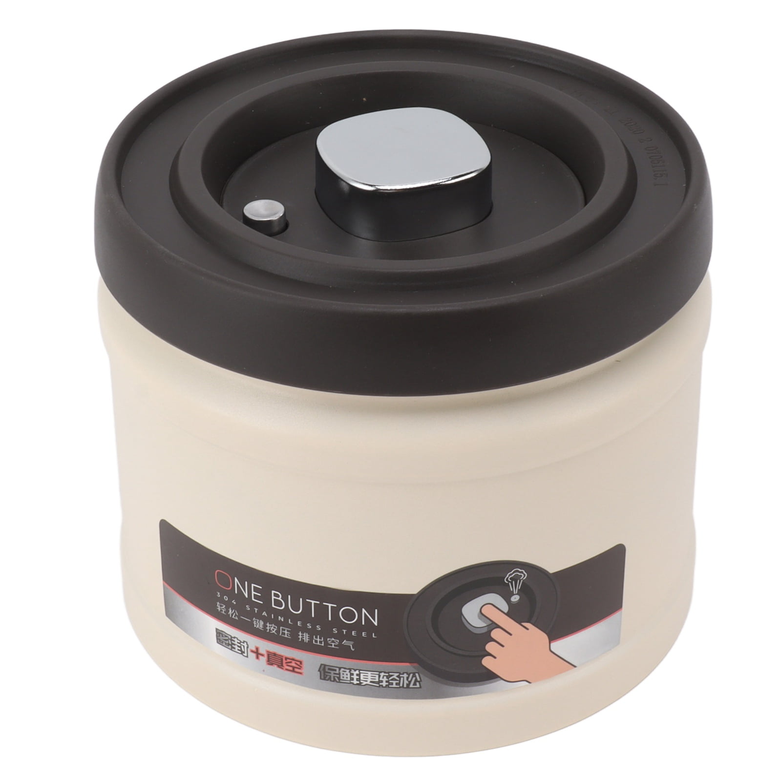 Airtight Coffee Container, Vacuum Sealed Coffee Canister With Co2 ...