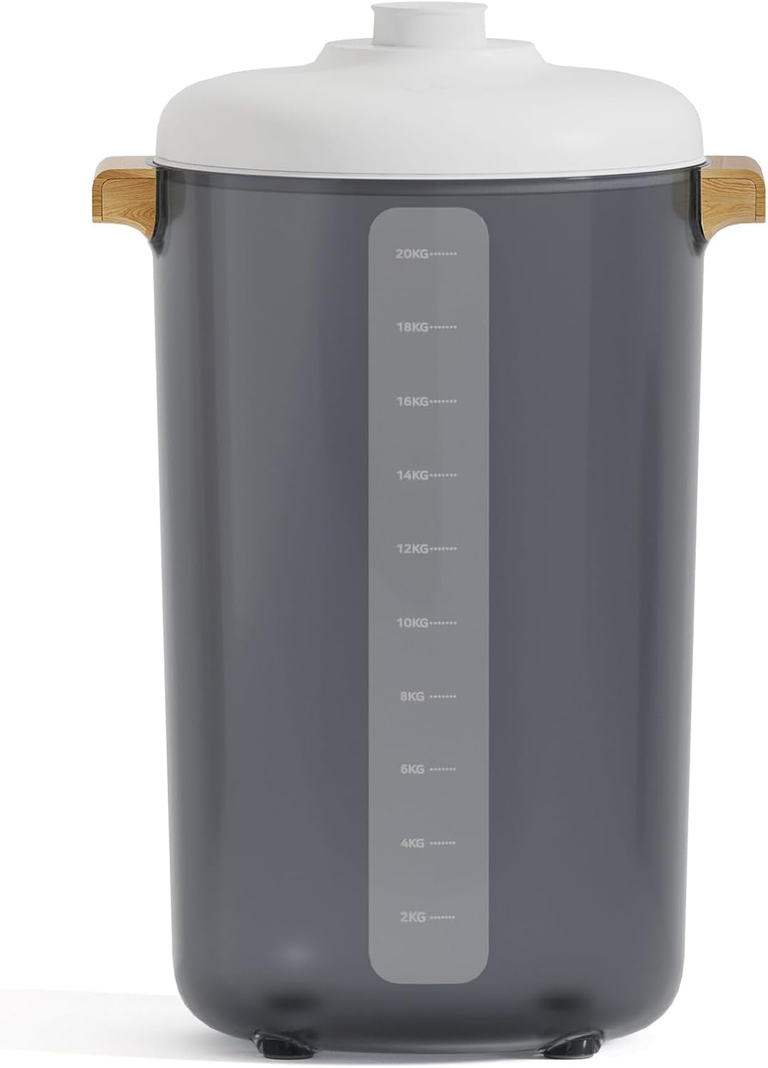 Airtight Dog Food Storage Container, 35lbs Rechargeable Automatic ...