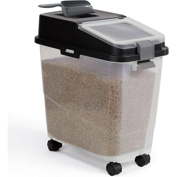 Airtight Dog Food Storage Container, Up to 36 lbs, with Portion Scoop ...