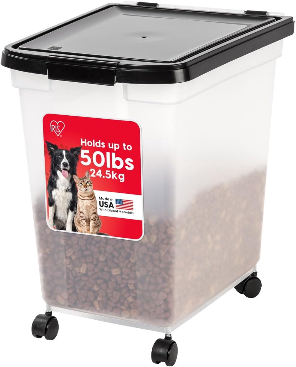 Airtight Dog Food Storage Container, WeatherPro, Up to 50 lbs ...