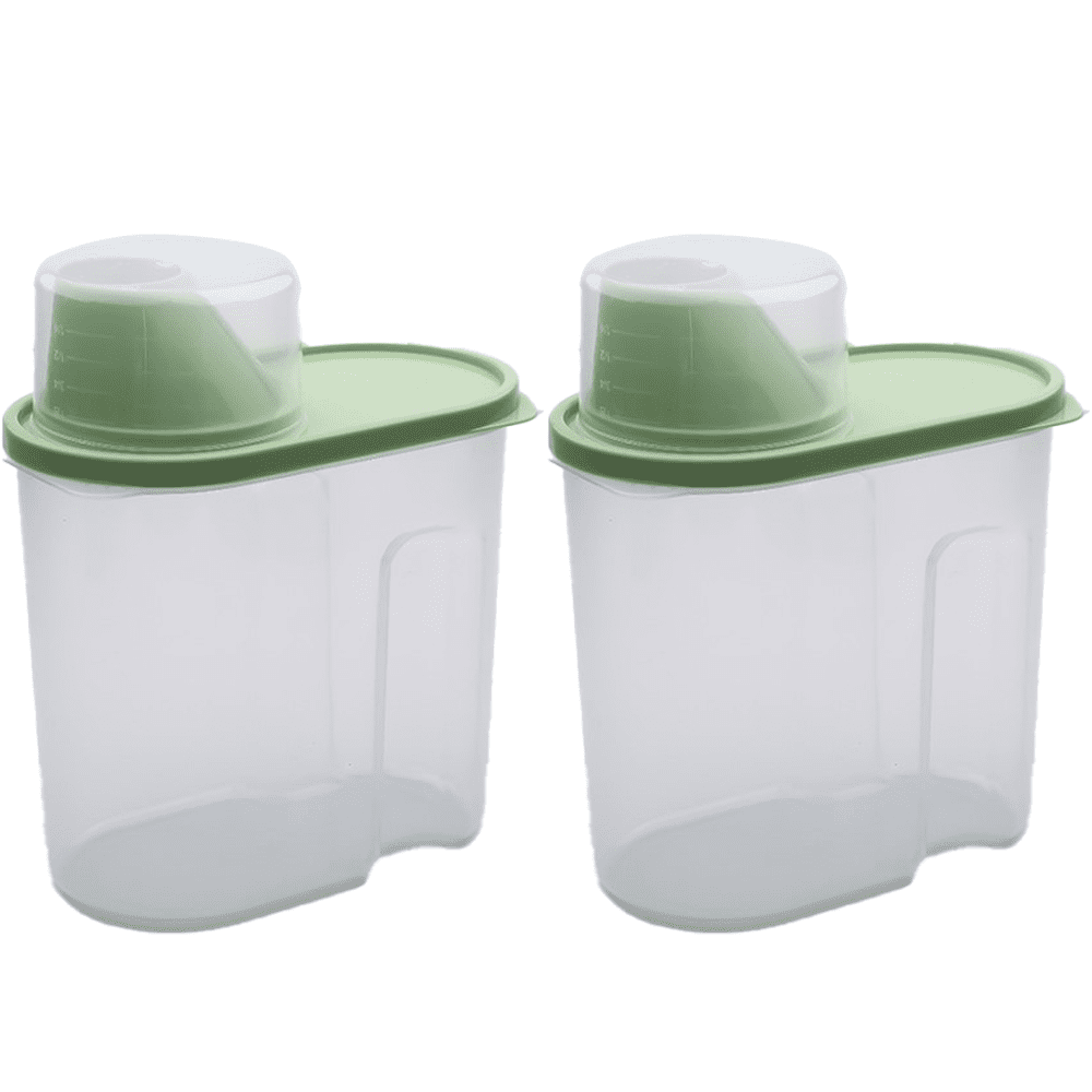 Airtight Dry Food Storage Containers, BPA Free Plastic Storage Bin ...