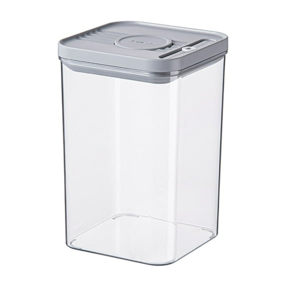 Airtight Dry Food Storage Jars Set – 3 Sizes (600ml/1250ml/2300ml) with ...