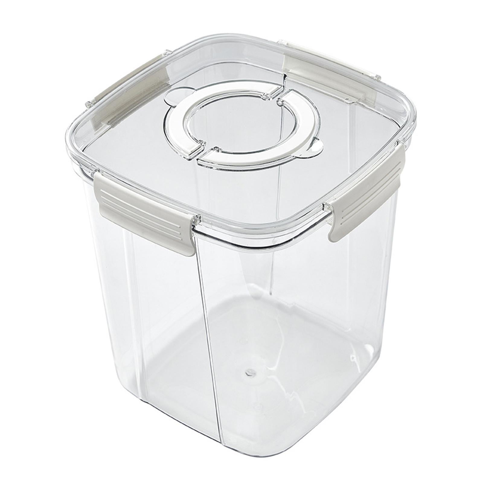 Airtight Food Holder Bin Rice Storage Bin Measuring Cup Sealed ...