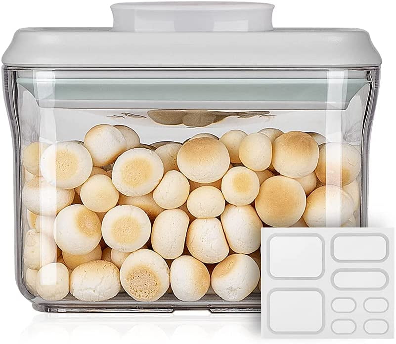 Airtight Food Storage Container - 0.32 QT （380ml Small Pop Up Food ...