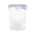 Airtight Food Storage Container, 33.8 fl oz Clear Plastic Pantry ...