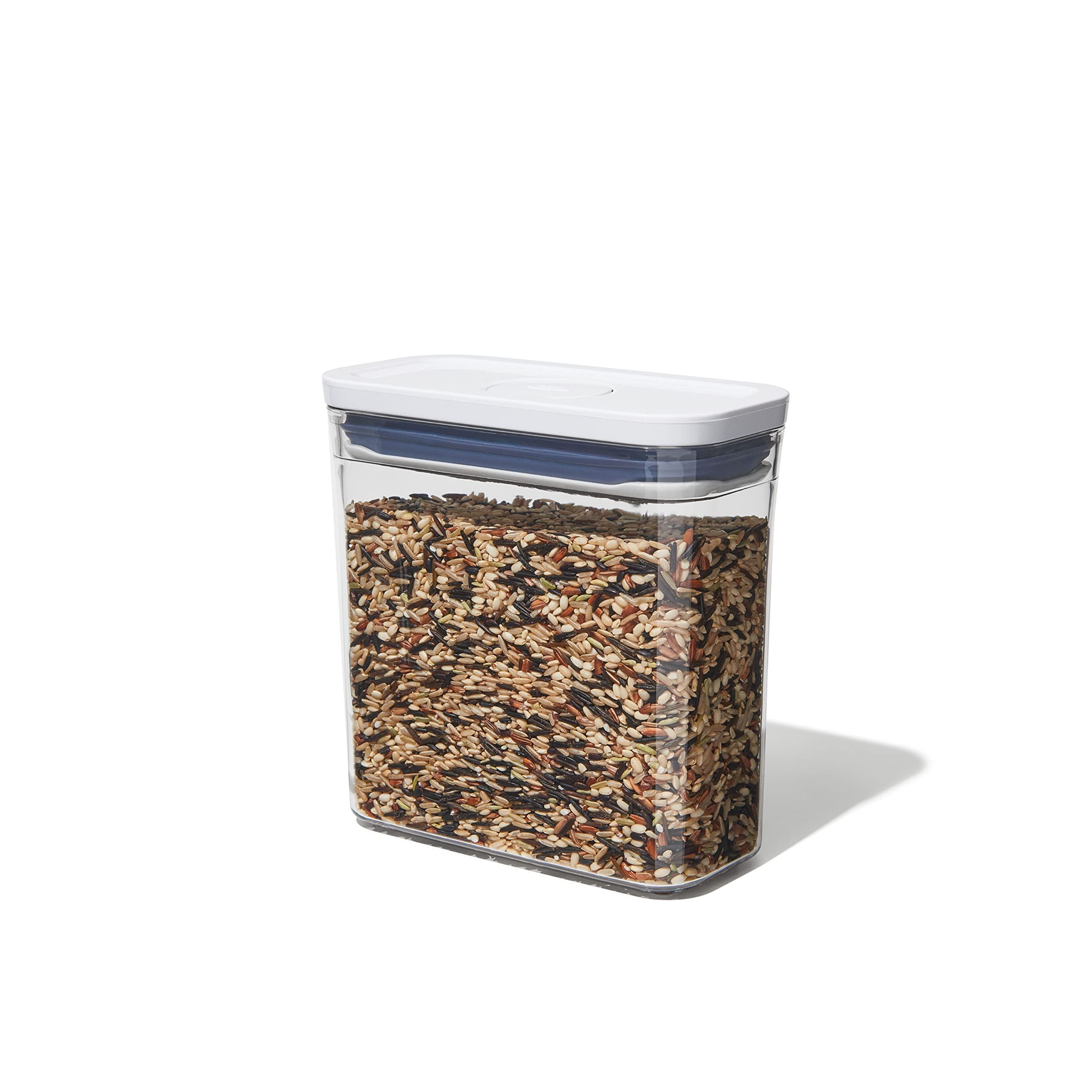 Airtight Food Storage Container Large Square 2.8 Quart Durable Kitchen ...