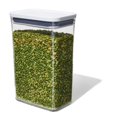 Airtight Food Storage Container Large Square 2.8 Quart Durable Kitchen ...