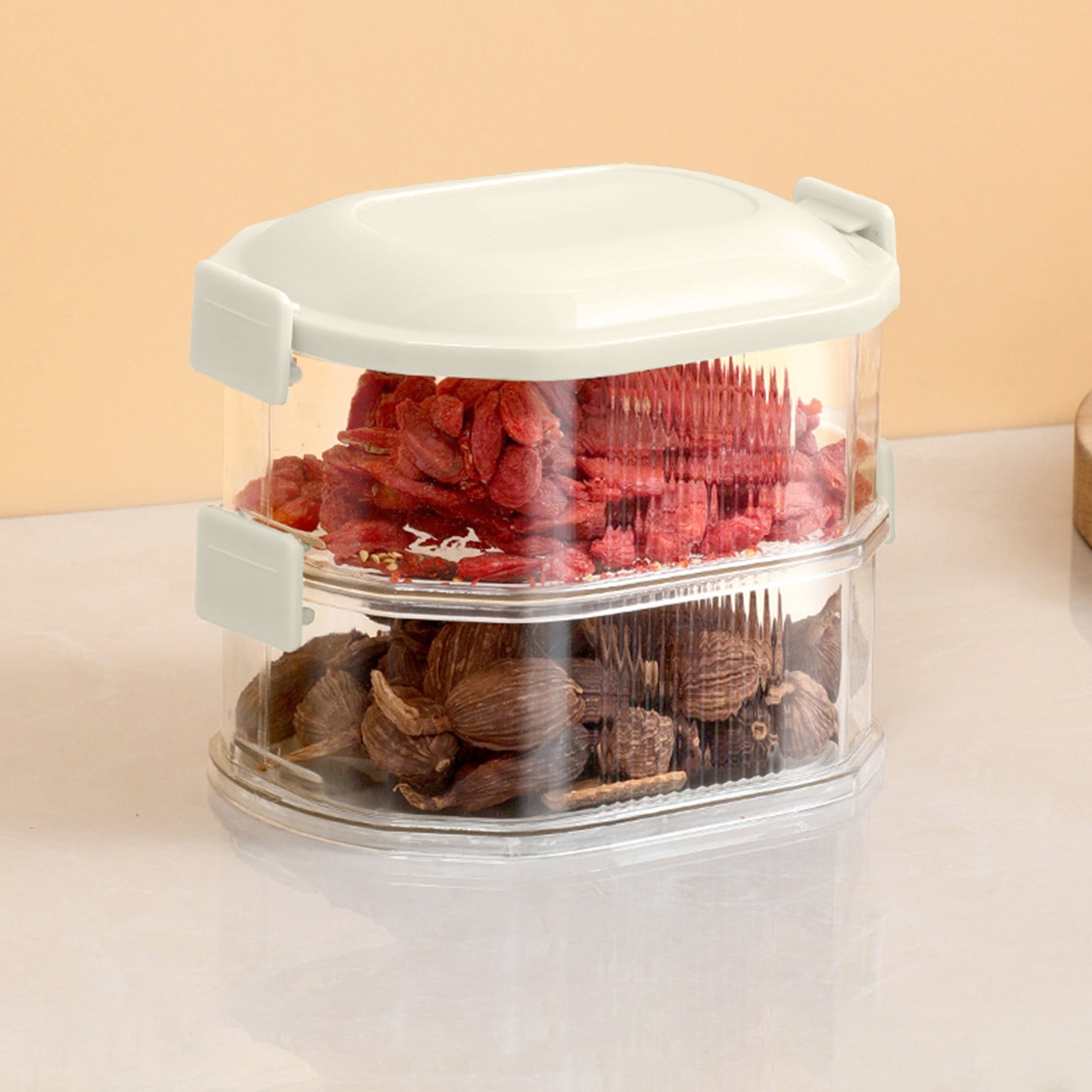 Airtight Food Storage Container Plastic BPA Free Kitchen Pantry Storage ...