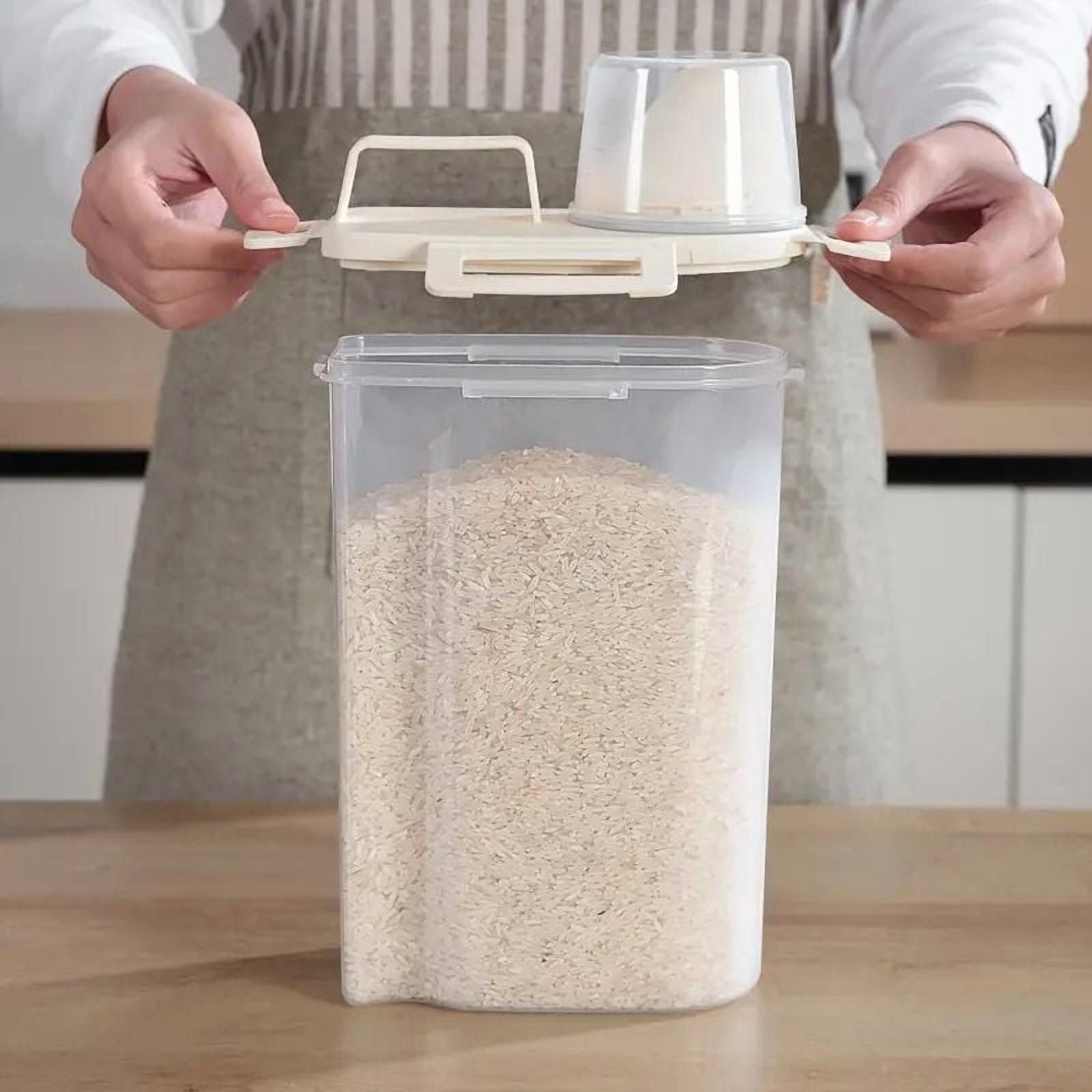 Airtight Food Storage Container with Secure-Lock Lid - BPA-Free Plastic ...