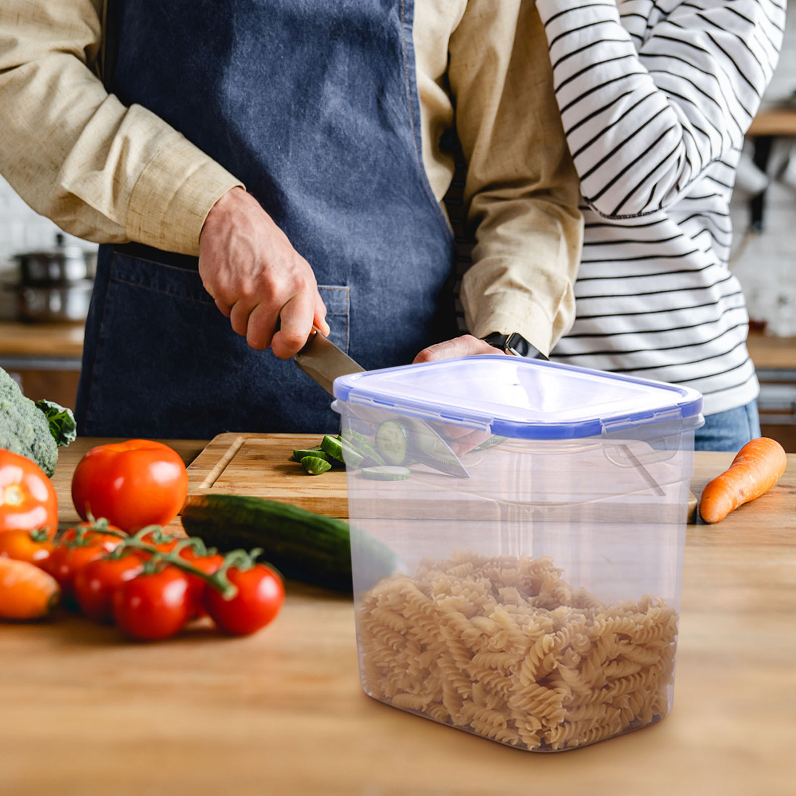 Airtight Food Storage Container Set, BPA Free Sealed Storage Tank For ...