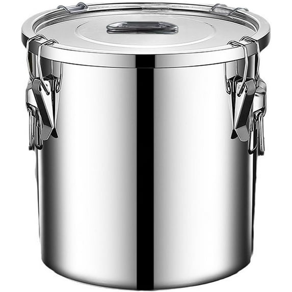 Airtight Food Storage Container with Locking Clips, 12L/3.17Gal for ...