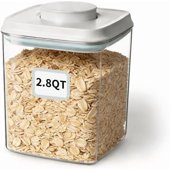Airtight Food Storage Container with One-Touch Lid, 2.8 QT / 2.65 L ...