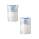 Airtight Food Storage Containers with 4-Sided Lockable Lids, 4-Pack ...