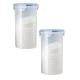 Airtight Food Storage Containers with 4-Sided Lockable Lids, 4-Pack ...