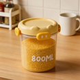Airtight Food Storage Containers Clear Grain Storage Jars With Sealed ...