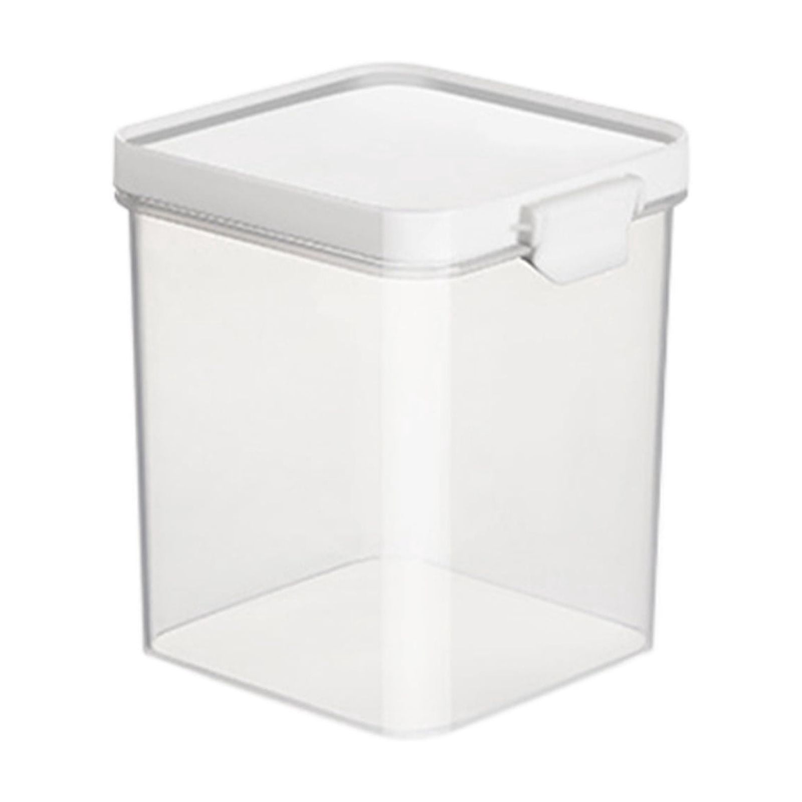 Airtight Food Storage Containers Clear Plastic Storage Jars Stackable ...