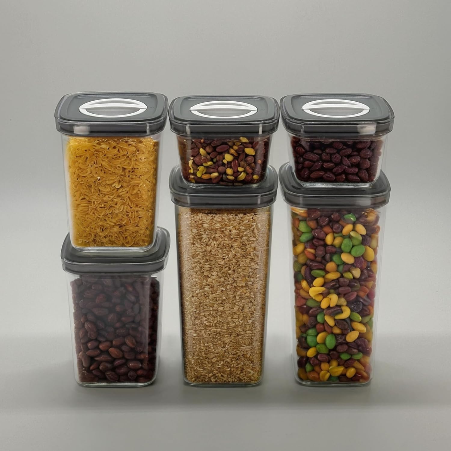 Airtight Food Storage Containers, Container Set for Kitchen, Flour ...