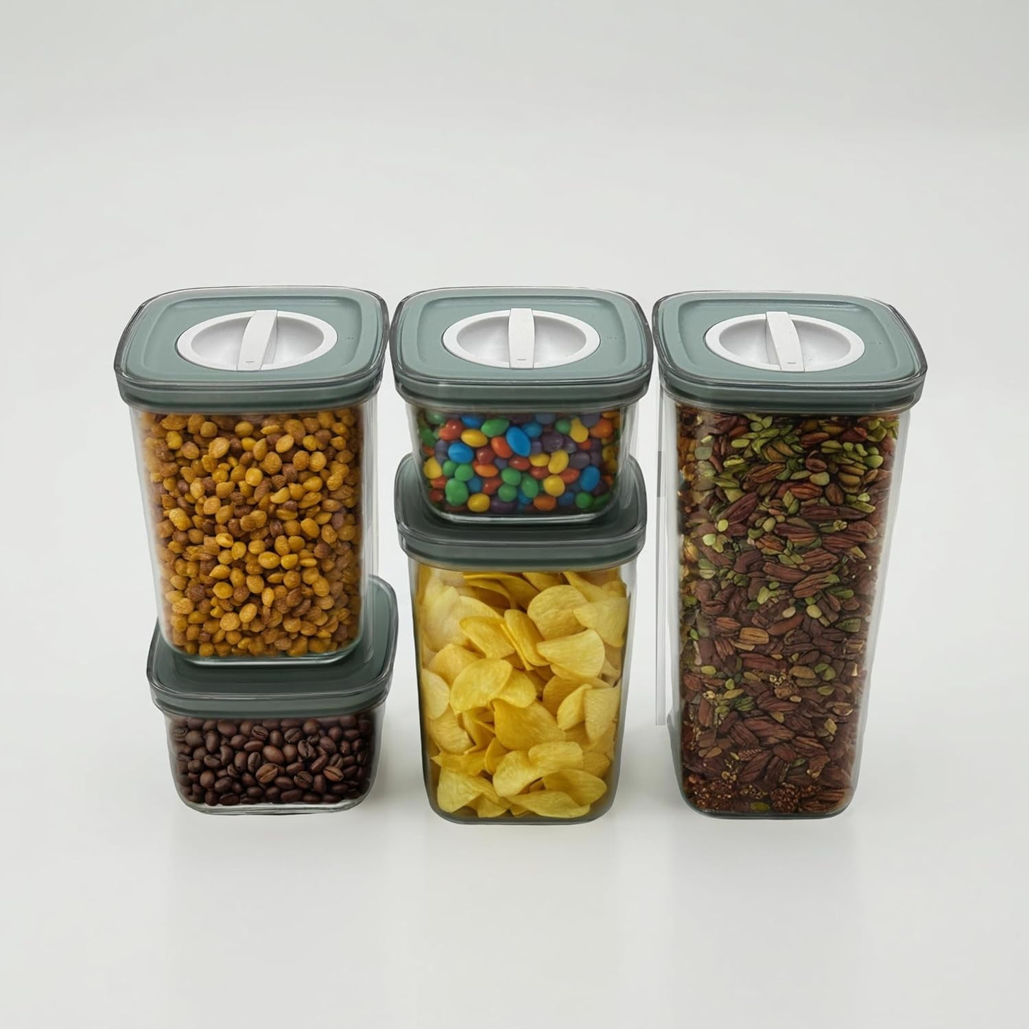 Airtight Food Storage Containers, Container Set for Kitchen, Flour ...