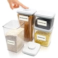 Airtight Food Storage Containers with Lid Multi Pack | Kitchen Canister ...