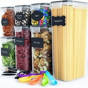 Air Tight Food Storage Containers for Kitchen and Pantry Organization