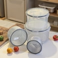 Airtight Food Storage Containers with Lids BPA-Free Clear Bento Boxes ...