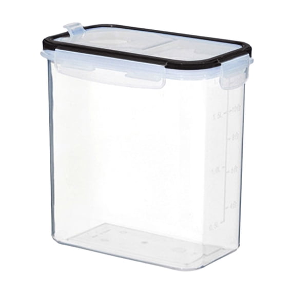 Airtight Food Storage Containers with Lids Plastic Dry Food Canisters ...