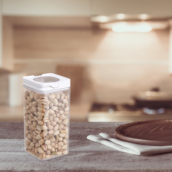 Airtight Food Storage Containers with Lids - Plastic Kitchen Storage ...