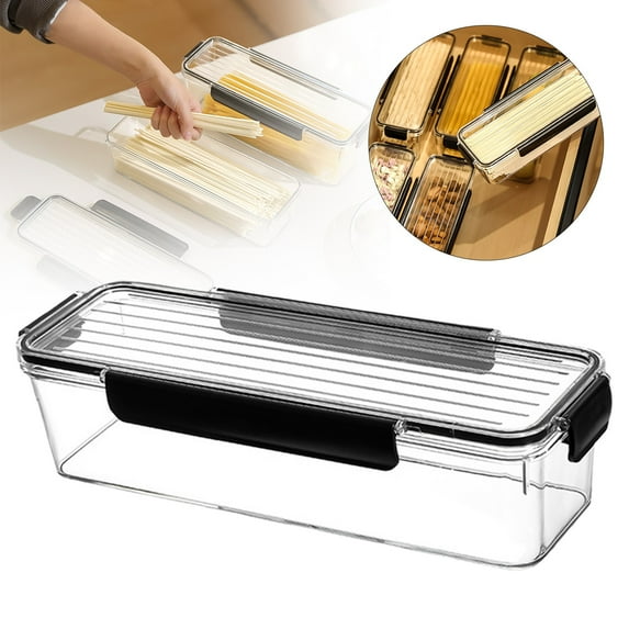 Airtight Food Storage Containers,Noodle Storage Box with Lid,Noodles ...