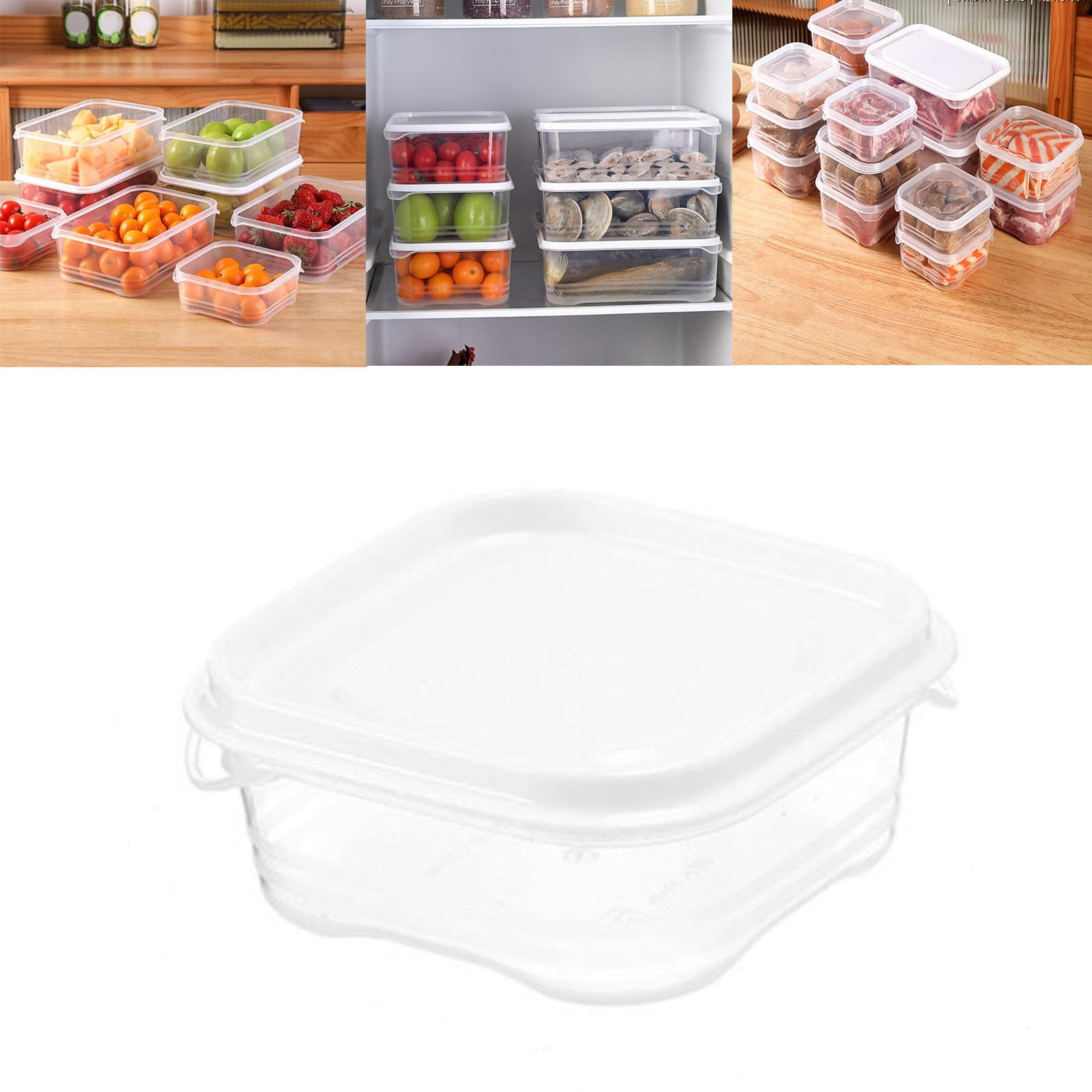 Airtight Food Storage Containers Portable Picnic Party Fruit Tray ...