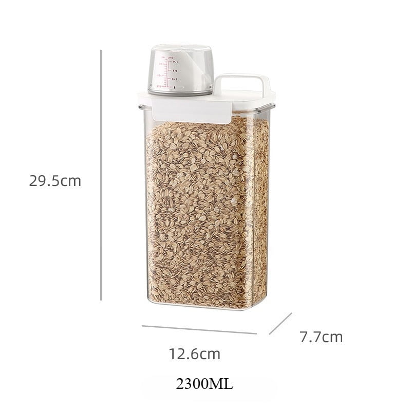 Airtight Food Storage Containers - Premium PP Plastic Canisters for Dry ...