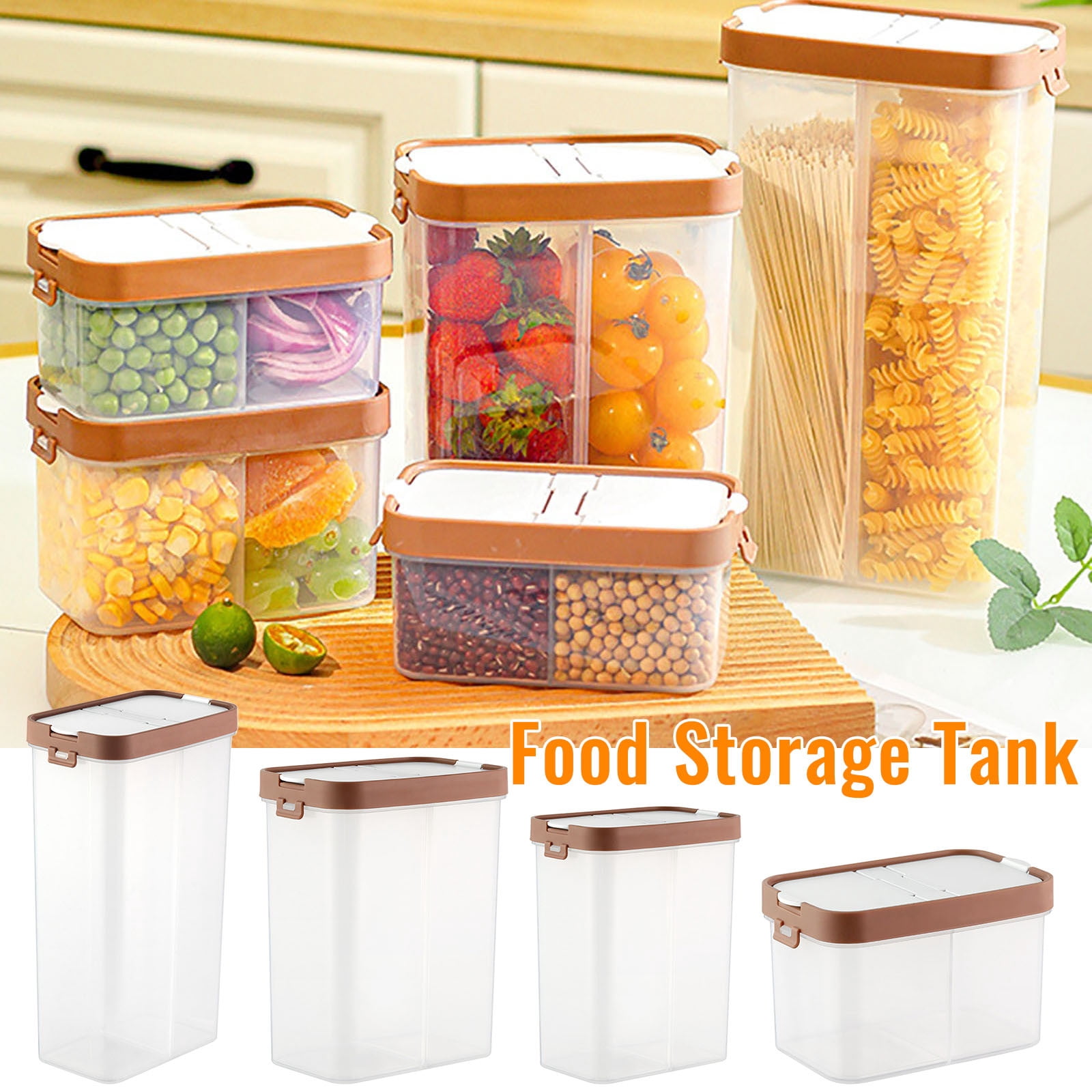 Airtight Food Storage Containers with Sesolution Lids, 4-piece Set ...