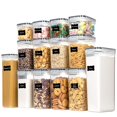 Airtight Food Storage Containers Set 14 Kitchen With Lids For Flour ...