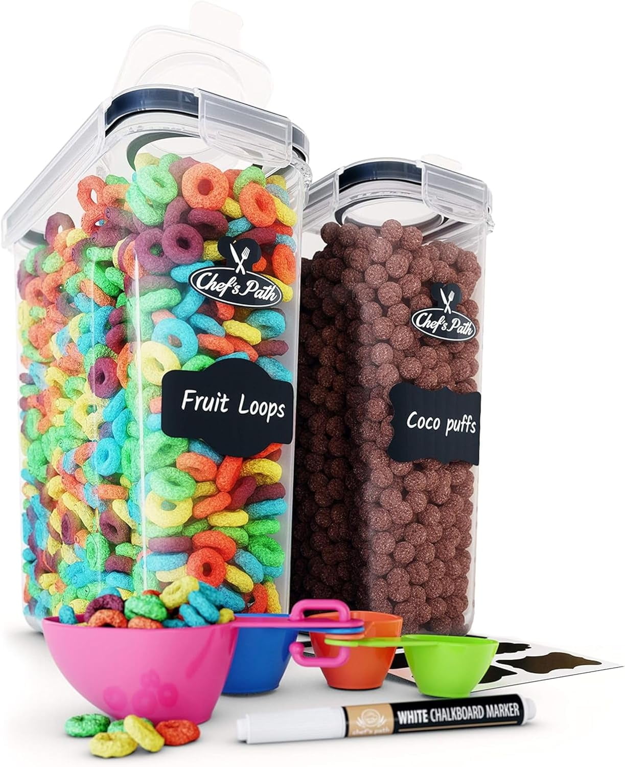 Airtight Food Storage Containers - Set of 2 (6 Liters) for Kitchen ...