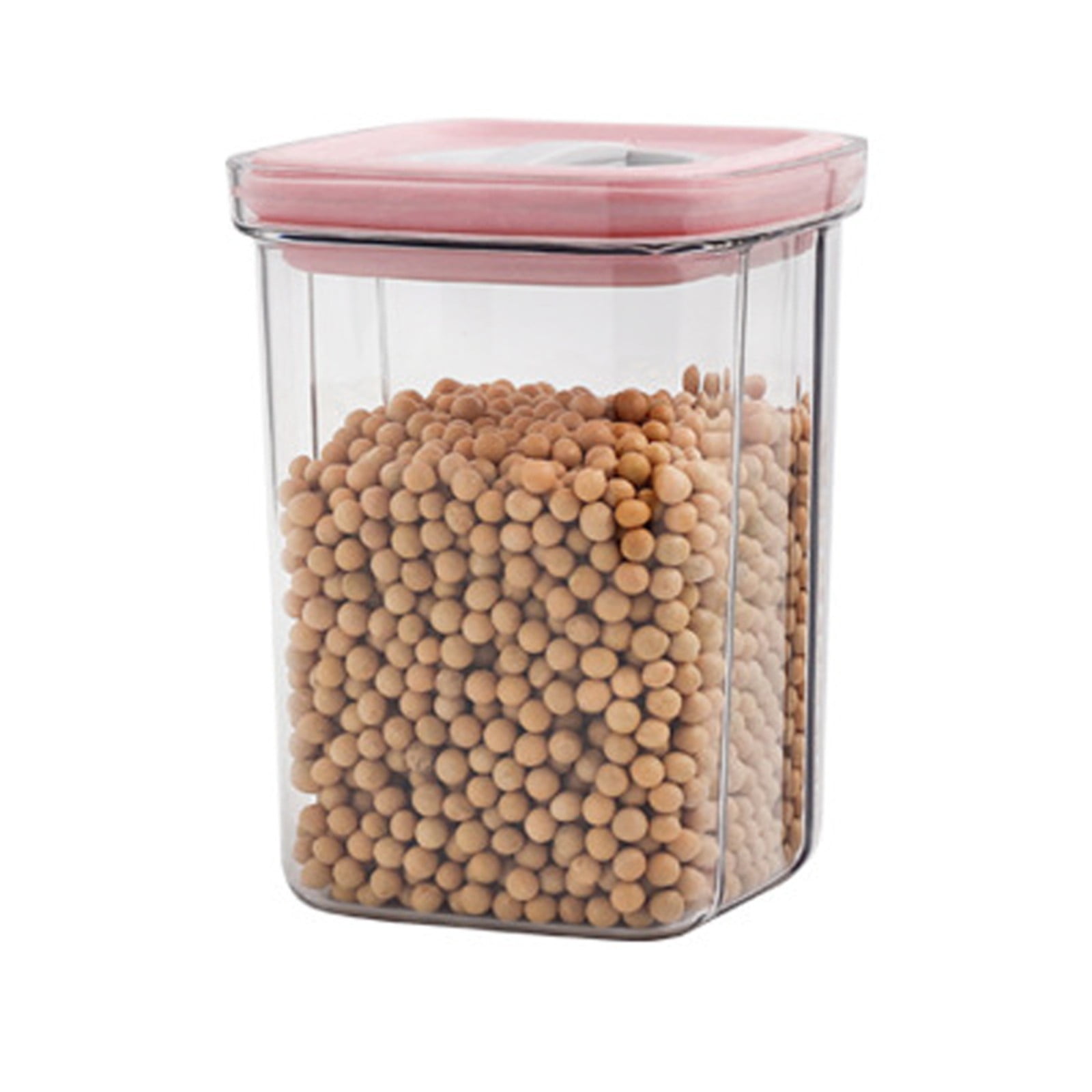 Airtight Food Storage Containers Set, 600Ml Plastic Pantry Canisters ...