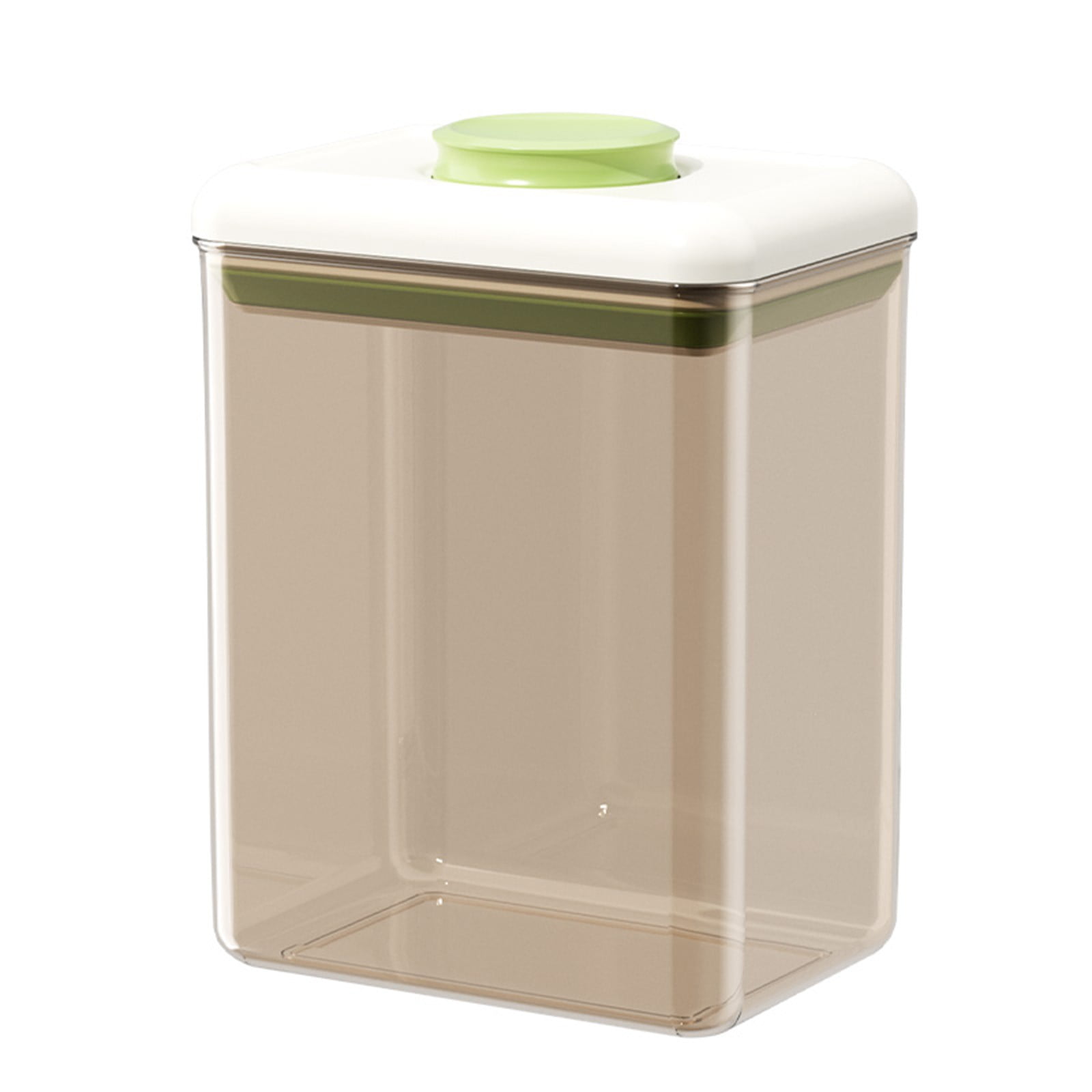 Airtight Food Storage Jar, Plastic Grain Canister, Large Capacity 32oz ...
