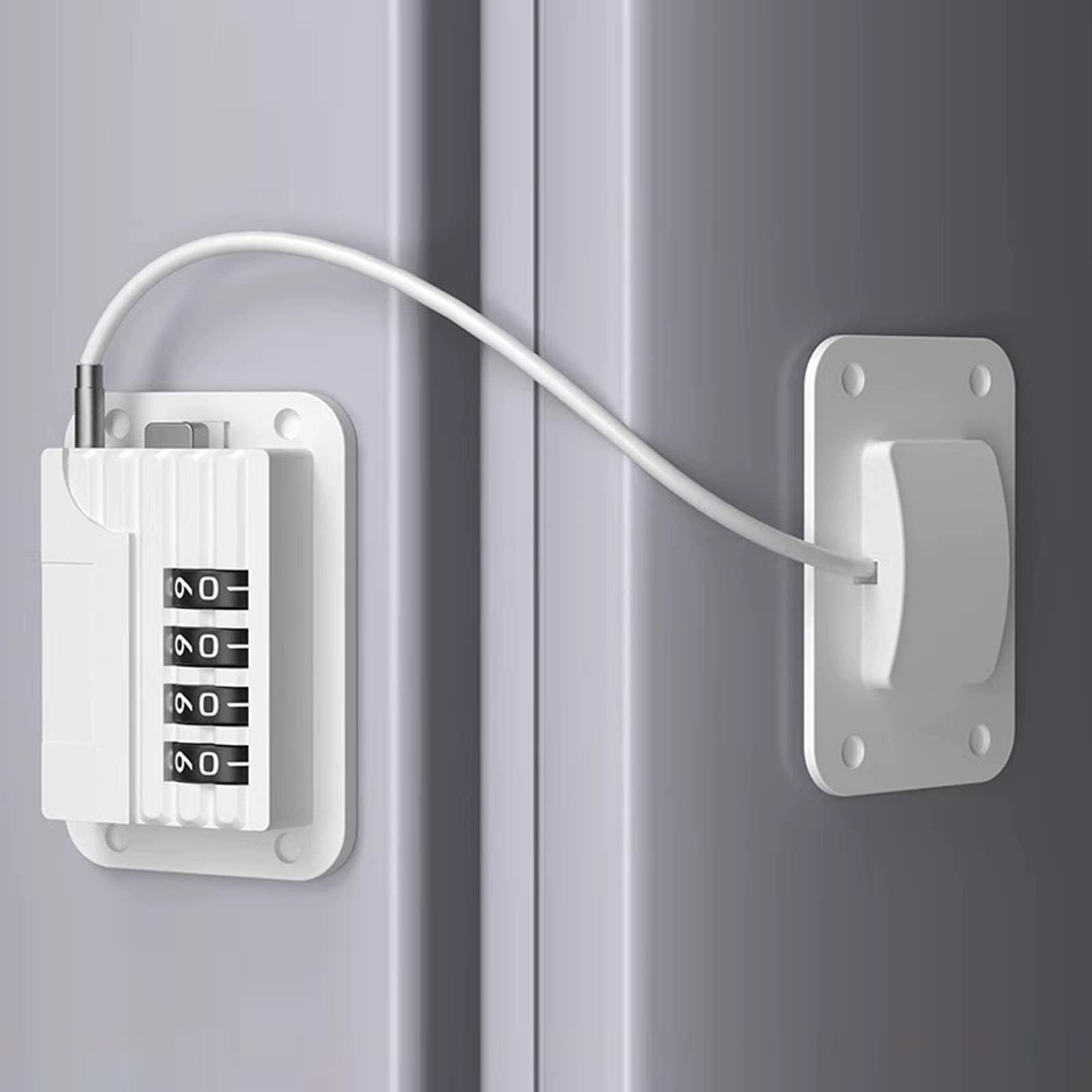 Airtight Food Storage,Punch Child Lock Refrigerator Sliding Door Window ...