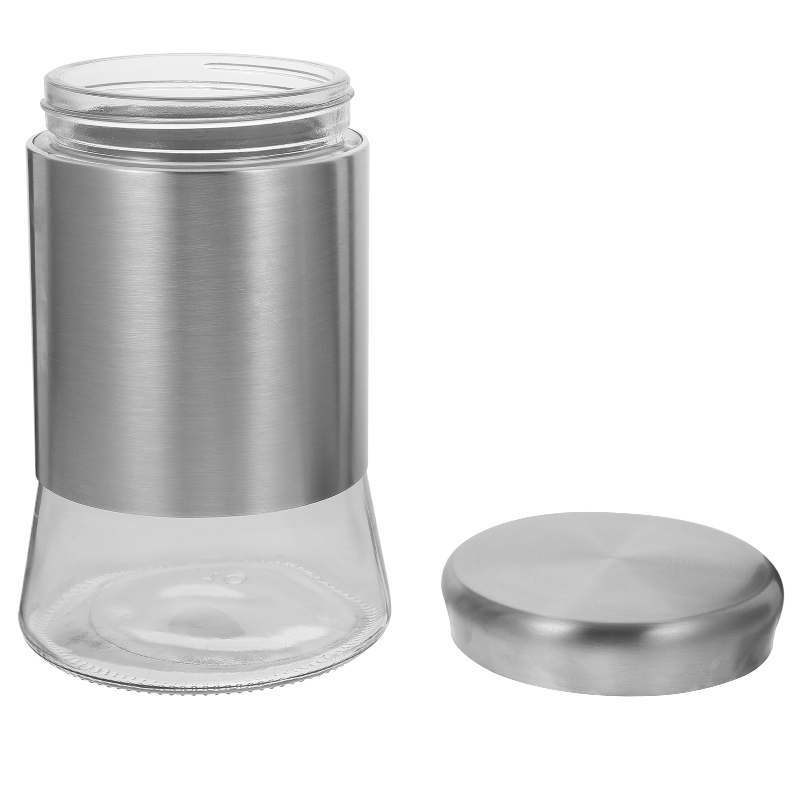 Airtight Glass Jar Salt Jars Grain Container Storage Supplies Condiment ...