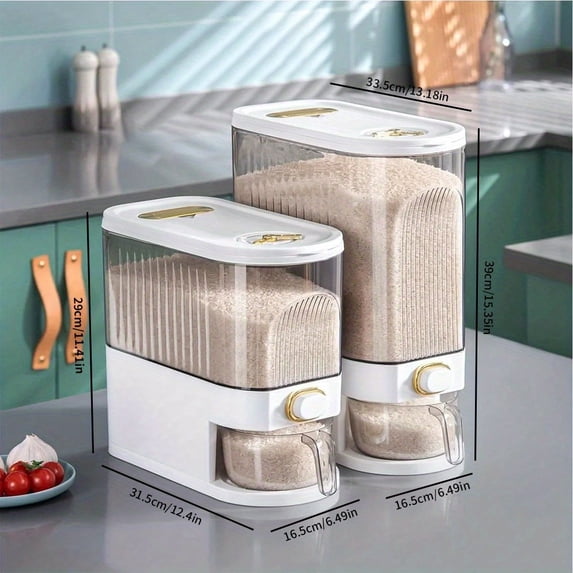Airtight Grain Storage Container, Moisture Insect Proof Rice Storage ...