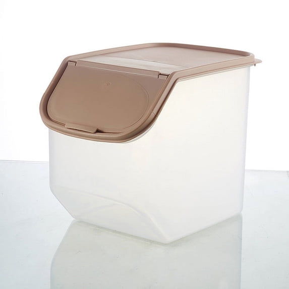 Airtight Kitchen Rice Storage Container Flip Top Grain Bin for Cereal ...
