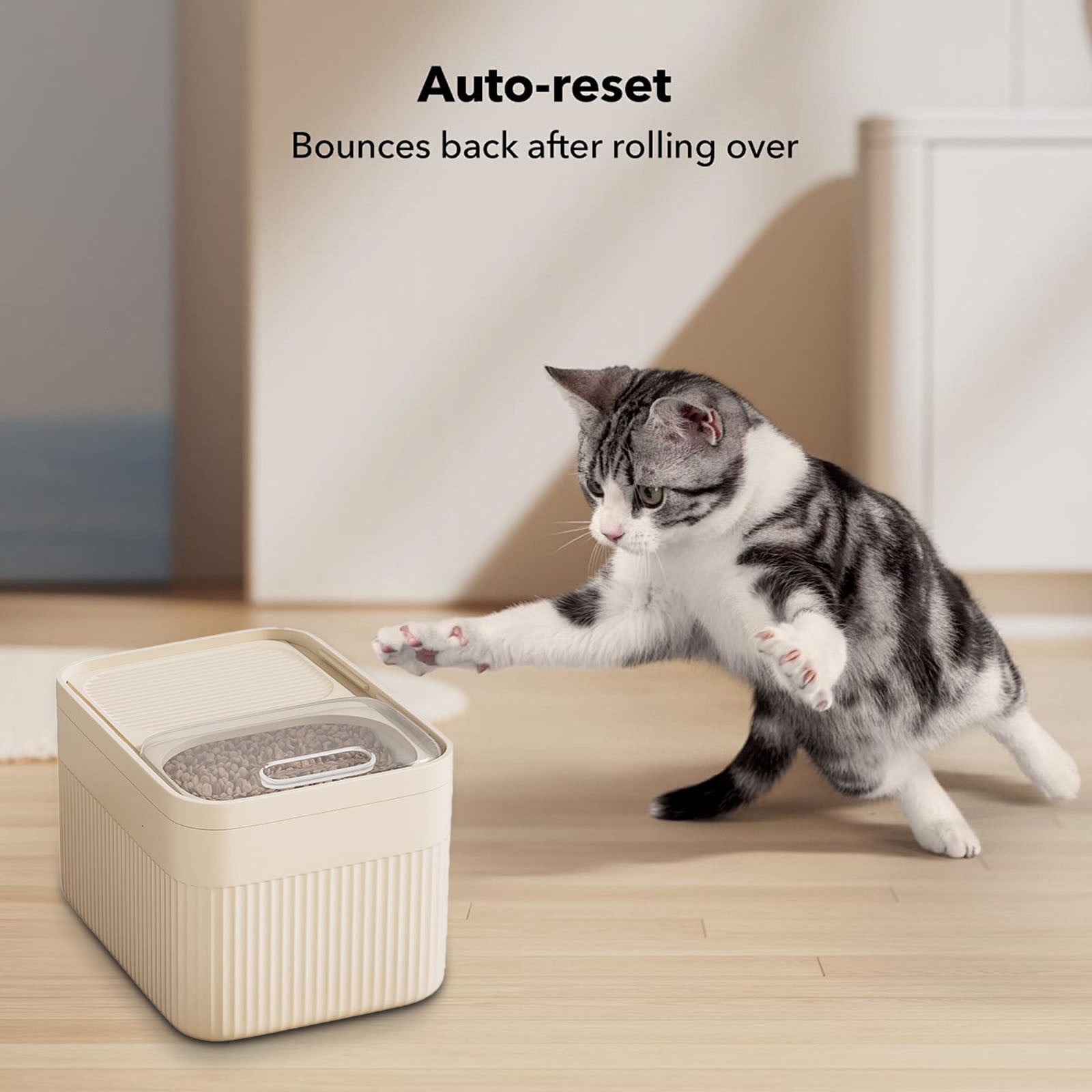 Airtight Pet Food Storage Container Holds Up To 30 Lbs With Included ...