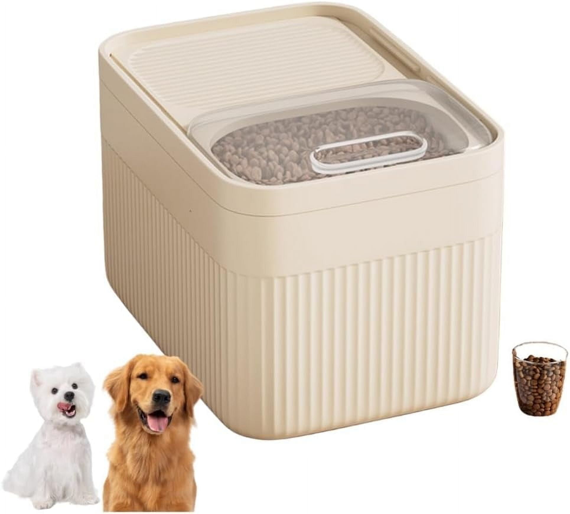 Airtight Pet Food Storage Container for Dog Cat Food Up to 30lbs Large ...