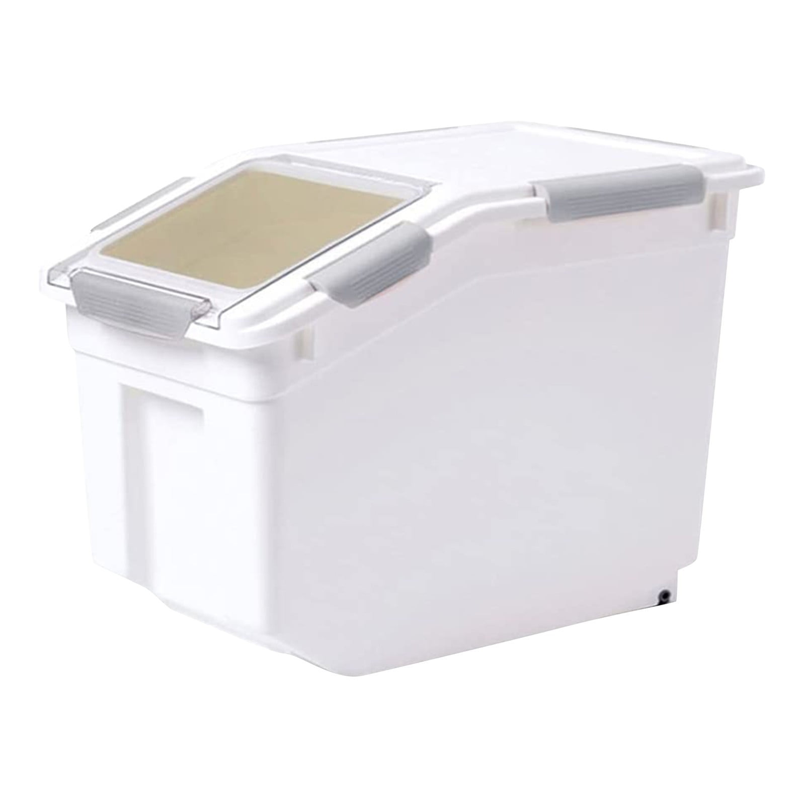 Airtight Pet Storage Container With Wheel And Lid Plastic Pet 22lb For ...